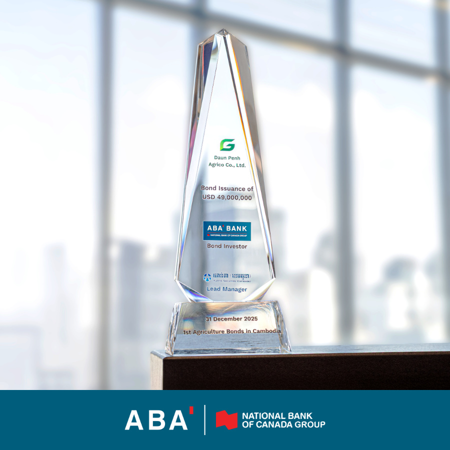 ABA Bank Becomes Key Investor in Cambodia's First-Ever Agriculture Bond ...